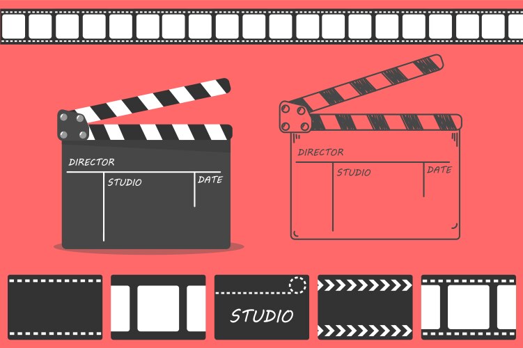 Lights Camera Action Vector Images (over 3,400)