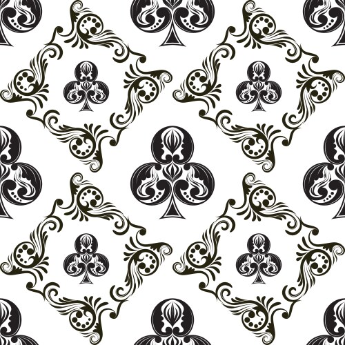 Playing cards black and white Vector Images & Graphics for Commercial ...