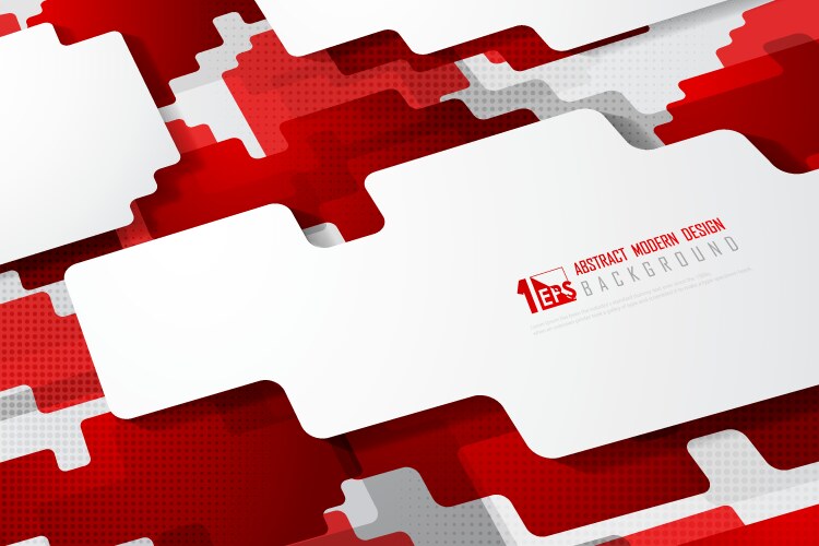 Abstract gradient red color technology Royalty Free Vector