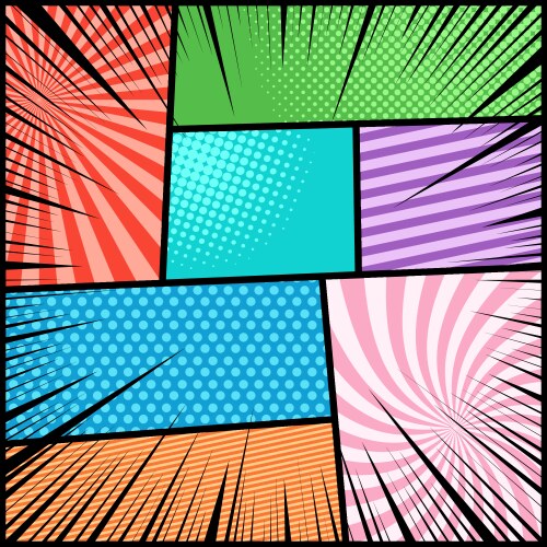 Comic Book Dot Background Vector Images (over 12,000)