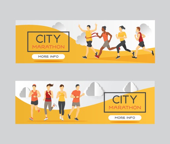 Marathon Royalty Free Vector Image - VectorStock