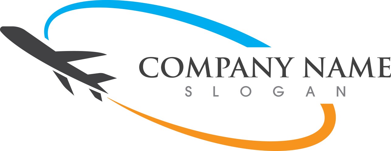 Airplane logo Vector Images & Graphics for Commercial Use | VectorStock