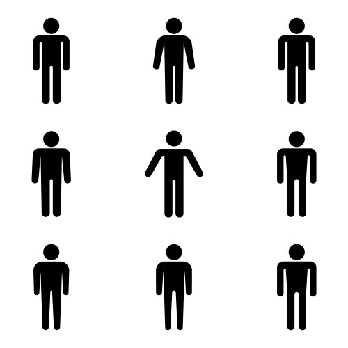 Stick Figure Poses Outline Vector Images (over 330)