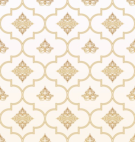 Rococo pattern textures set damask Royalty Free Vector Image