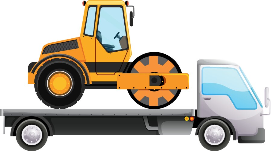 Flatbed truck cartoon Vector Images & Graphics for Commercial Use ...