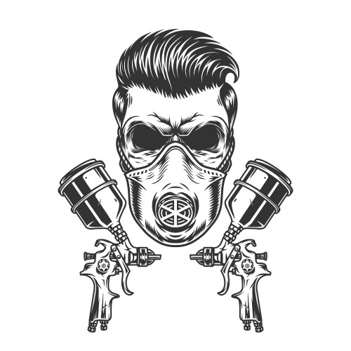 Skull Paint Mask Vector Images (over 970)