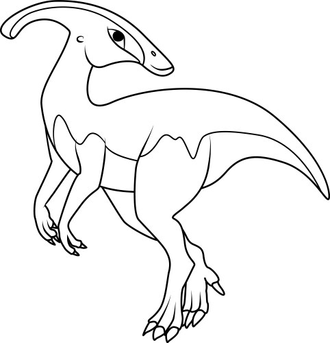 Chameleon animal coloring book Royalty Free Vector Image