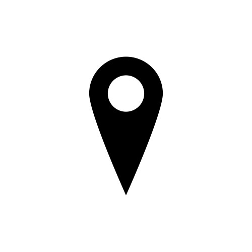 Map marker icon set gps position pin symbol Vector Image