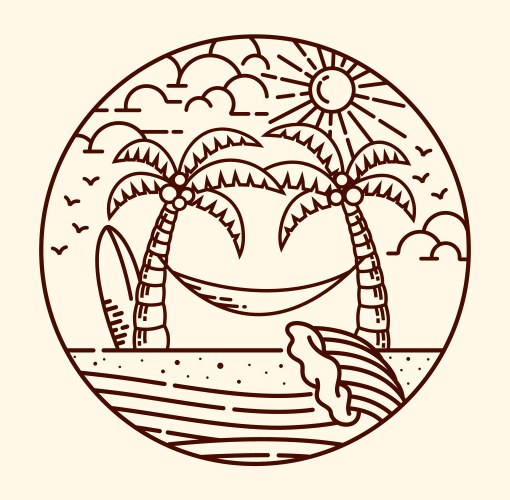 Beach Outline Vector Images (over 69,000)