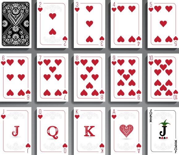 Playing Cards Full Set Vector Images (over 1,600)