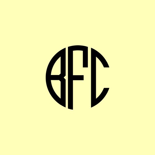 Logotipo Del Bfc Norte 39 Bfc Letter Logo Royalty Free Images, Stock