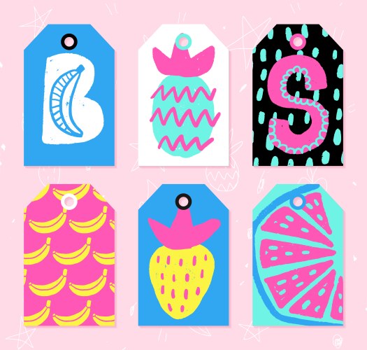 Summer beach set Royalty Free Vector Image - VectorStock