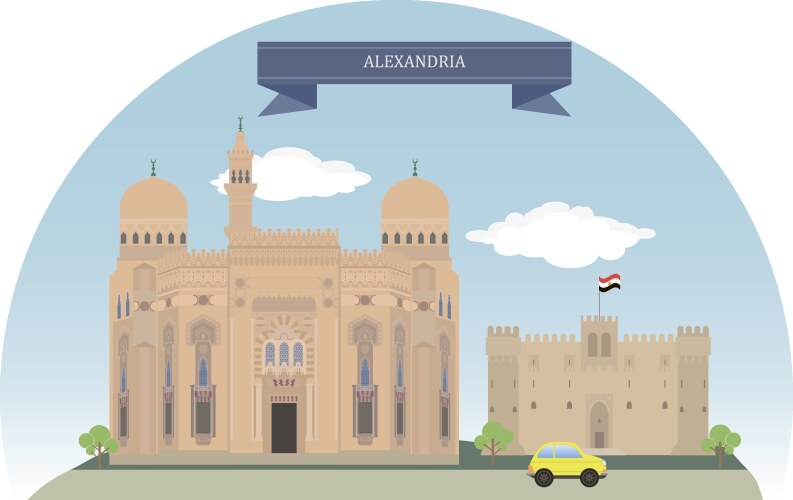 Ancient gate Royalty Free Vector Image - VectorStock