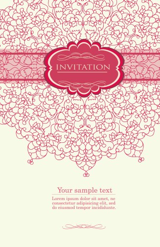 Background Pink Invitation Card Vector Images (over 110,000)