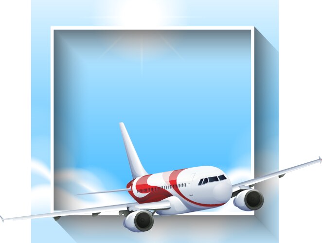 Airplane Border Vector Images (over 2,600)