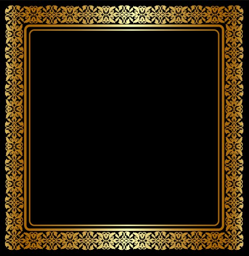 Gold and Black Border Frame Vector Images (over 39,000)