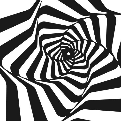 Psychedelic Black and White Pattern Vector Images (over 12,000)