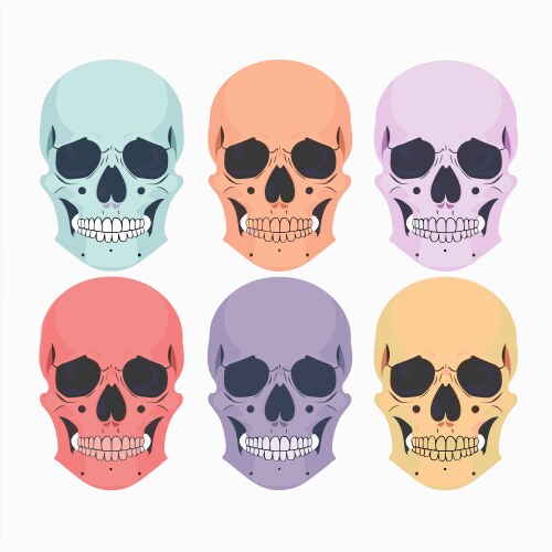 Color Skulls Vector Images (over 36,000)