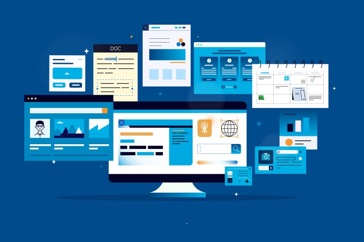 Computer Cartoon Vector Images (over 250,000)