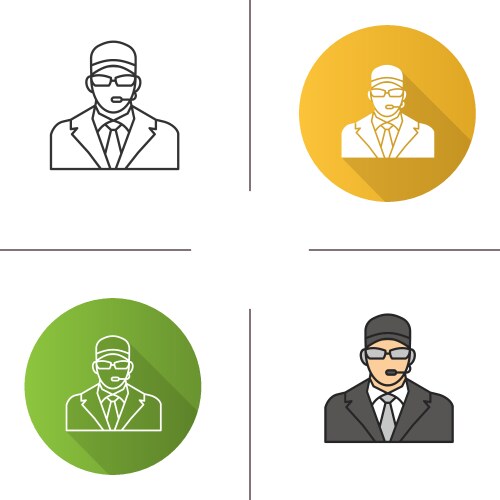 Security Guard Career Vector Images (over 1,100)