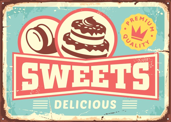 Vintage florist shop sign Royalty Free Vector Image