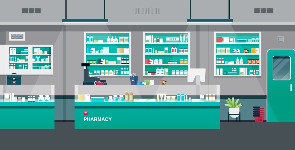 Pharmacy Counter Vector Images (over 2,100)