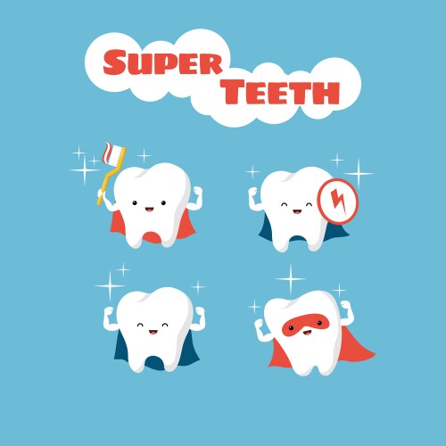 Tooth Superhero Cartoon Vector Images (over 160)