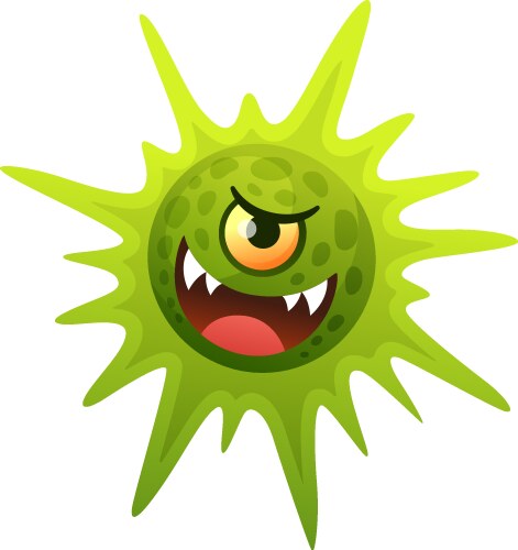 Cancer cell cartoon Vector Images & Graphics for Commercial Use ...