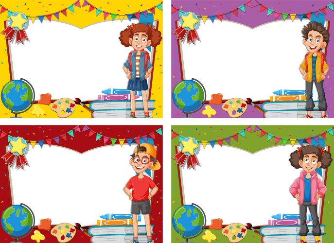 Academic Borders Vector Images (over 970)