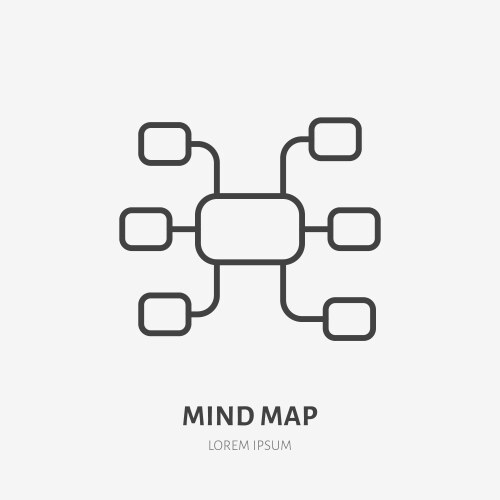Mind map template Royalty Free Vector Image - VectorStock