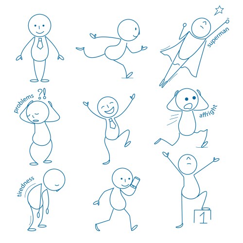 Stickman Vector Images (over 13,000)