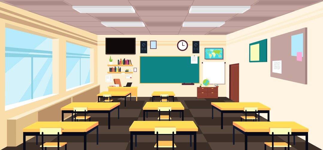 Classroom Black and White Cartoon Vector Images (over 9,800)