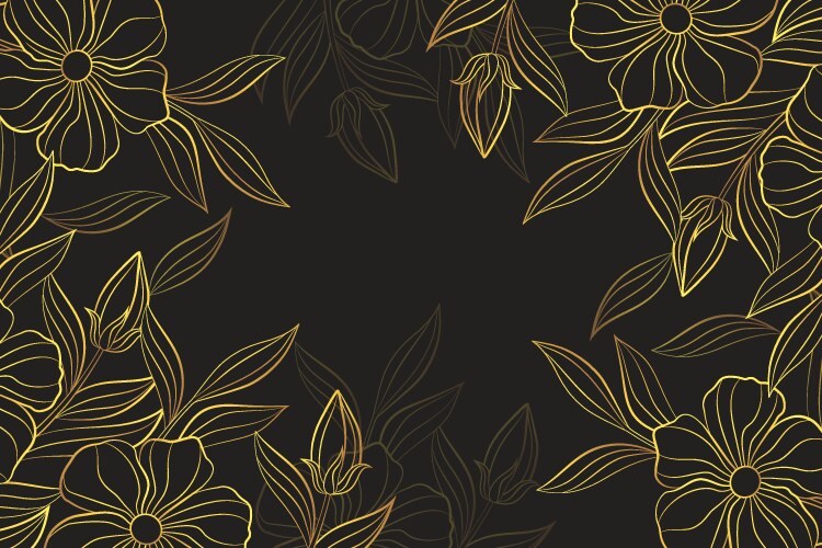 Gradient golden linear background Royalty Free Vector Image