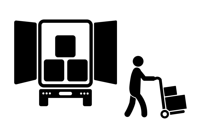 Stick Figure Pushing Vector Images (over 300)