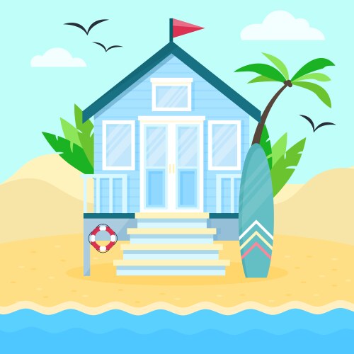 Beach Hut Vector Images (over 2,900)