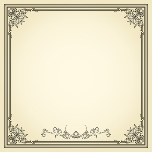 Border frame background template 4 Royalty Free Vector Image