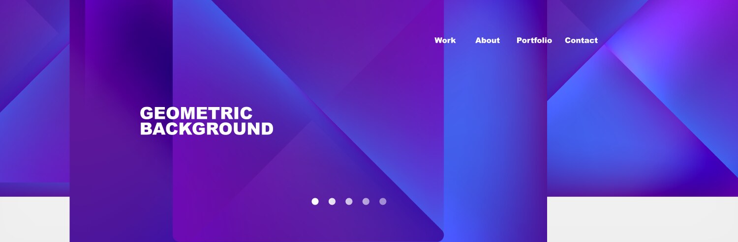 Triangle minimal web site page background design Vector Image