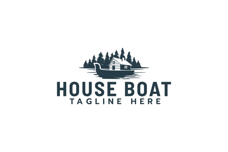Houseboats Vector Images (over 600)