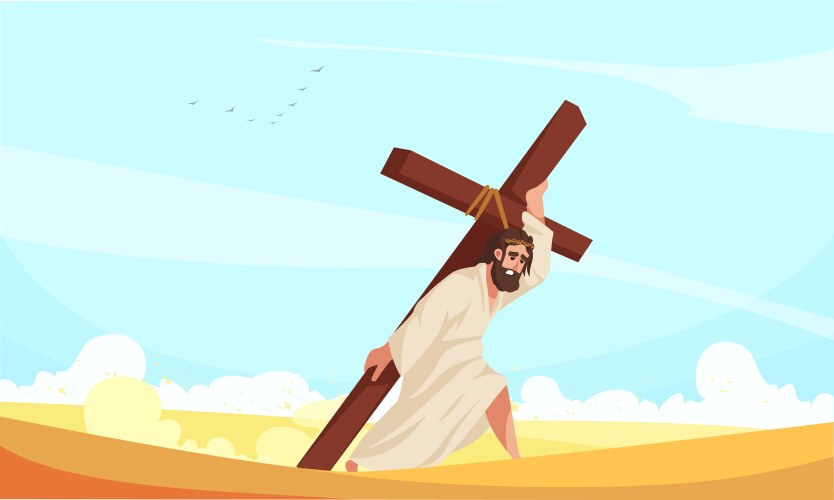 Man Carrying Cross Vector Images (over 110)