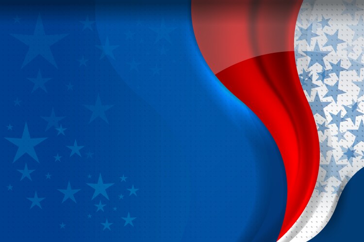 American background design Royalty Free Vector Image