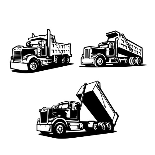 Dump Trailer Vector Images (over 1,500)
