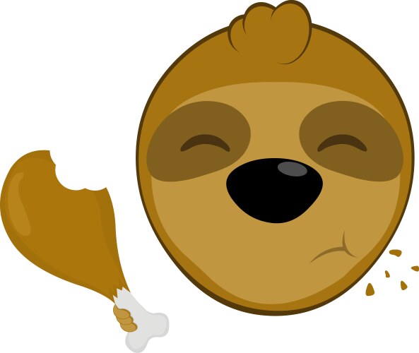 Bear eating pizza Royalty Free Vector Image - VectorStock