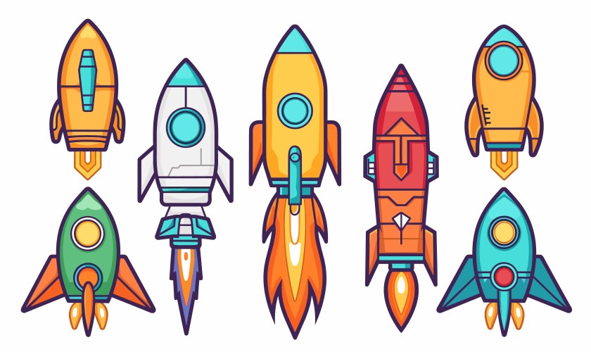 Rockets Cartoon Vector Images (over 53,000)