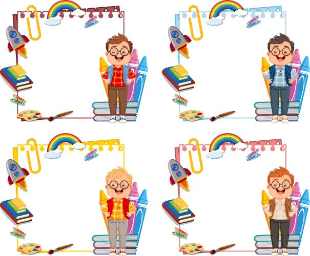 Students Frame Vector Images (over 13,000)