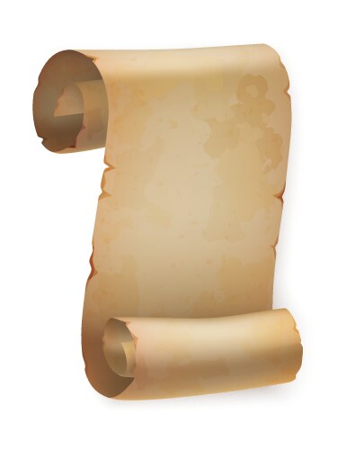 Old scroll paper Royalty Free Vector Image - VectorStock