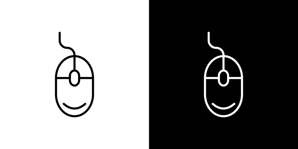 Minimalist Mouse Pointer Icon – Royalty-Free Vector | VectorStock