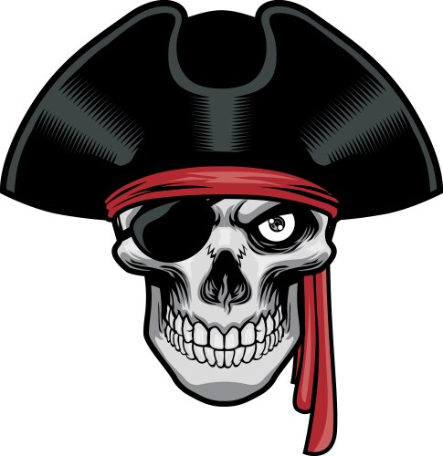 Pirate head Royalty Free Vector Image - VectorStock