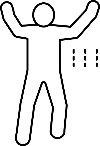 Stickman warning Vector Images & Graphics for Commercial Use | VectorStock