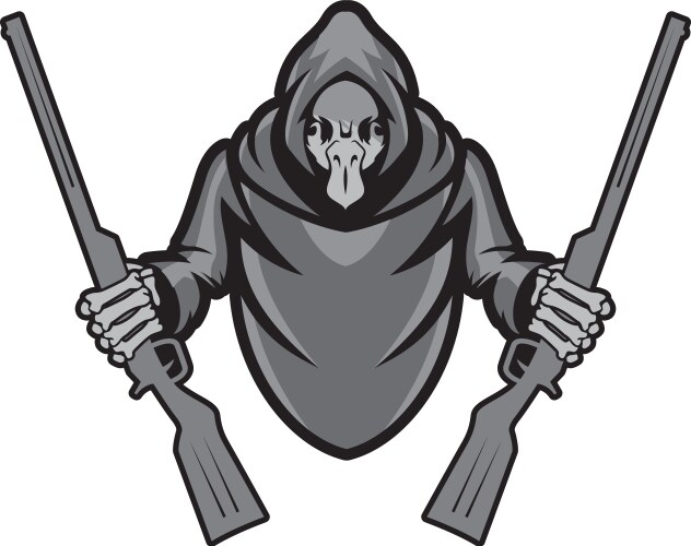 Pheasant hunting template Royalty Free Vector Image