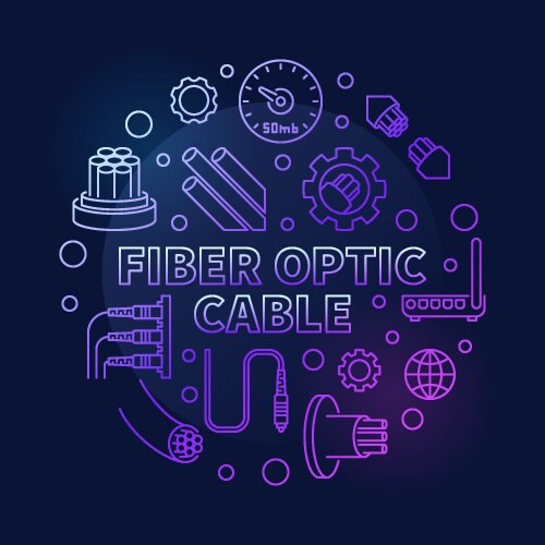 Fiber Optic Cable Vector Images (over 2,400)